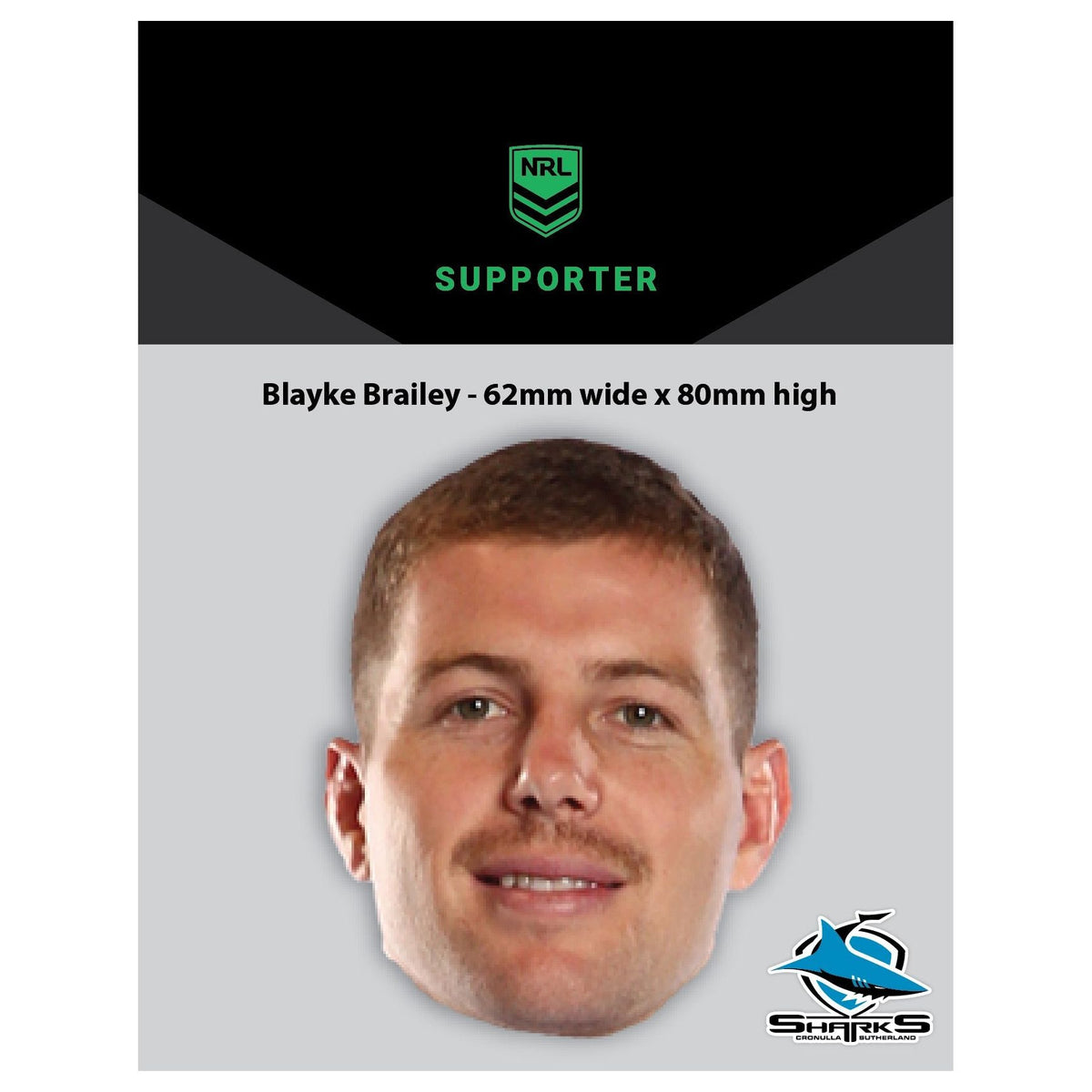 SHARKS BLAYKE BRAILEY STICKER – The Big Outlet Store