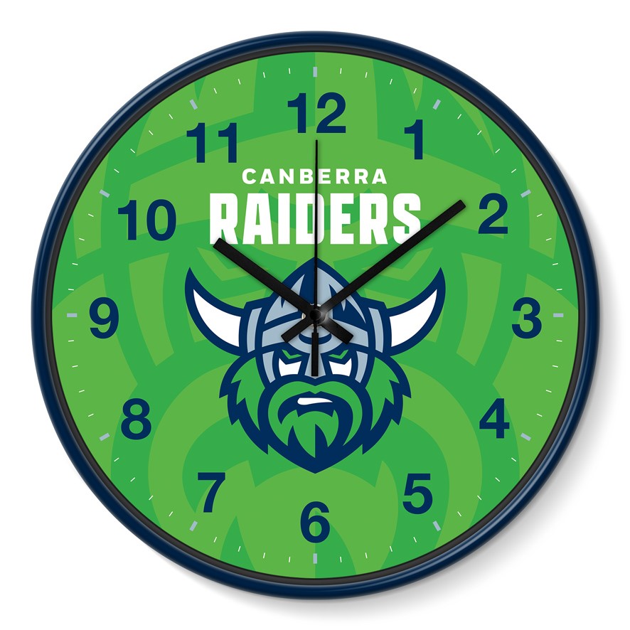 NRL | Raiders Wall Clock – The Big Outlet Store