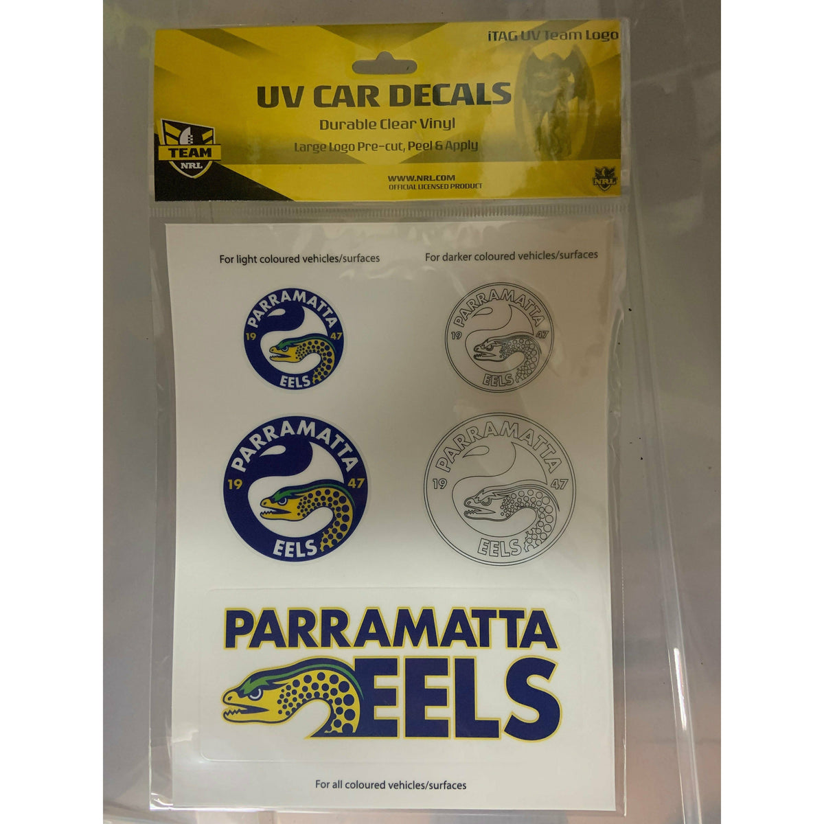 EELS UV CAR DECALS – The Big Outlet Store
